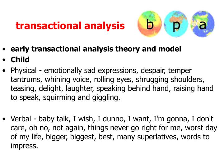 PPT - transactional analysis PowerPoint Presentation - ID:544895