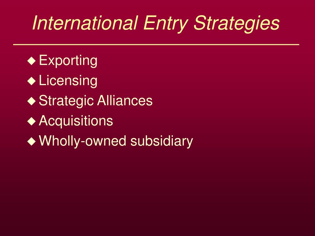 PPT - Motivations for International Expansion PowerPoint Presentation ...