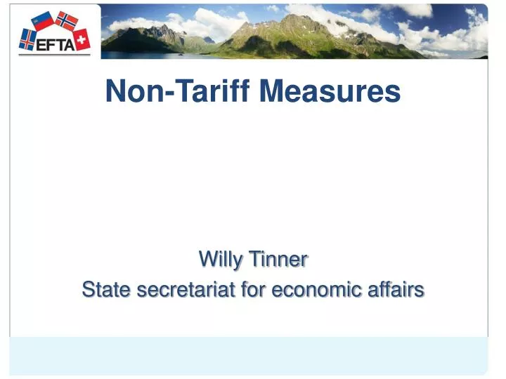 PPT - Non-Tariff Measures PowerPoint Presentation, free download - ID ...