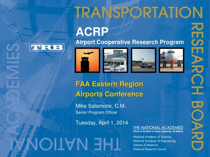 PPT - ACRP Airport Cooperative Research Program PowerPoint Presentation ...