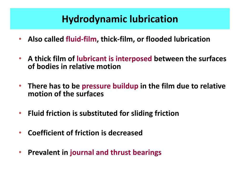 PPT Hydrodynamic Lubrication PowerPoint Presentation ID 545606 PPT Hydrodynamic Lubrication PowerPoint Presentation ID 545606