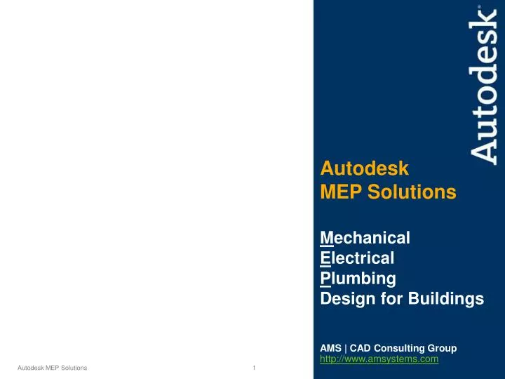 PPT - Autodesk MEP Solutions PowerPoint Presentation, free download ...