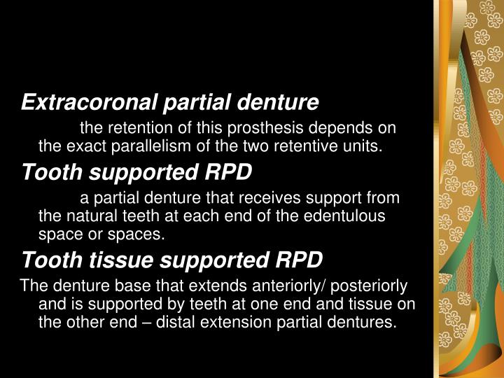 PPT - INTRODUCTION & CLASSIFICATION OF RPD PowerPoint Presentation - ID ...