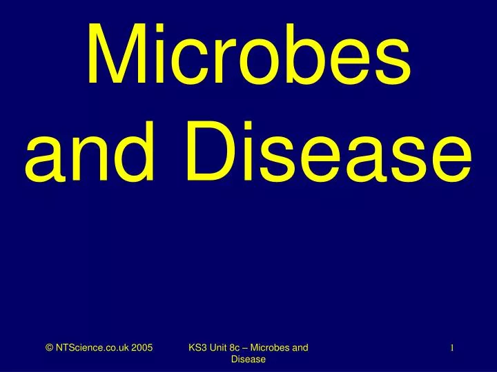 PPT - Microbes and Disease PowerPoint Presentation, free download - ID ...