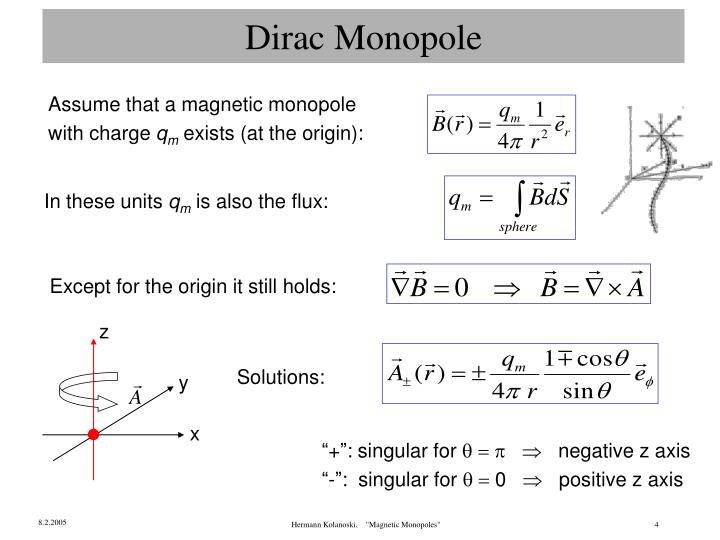 PPT - Magnetic Monopoles PowerPoint Presentation - ID:547394
