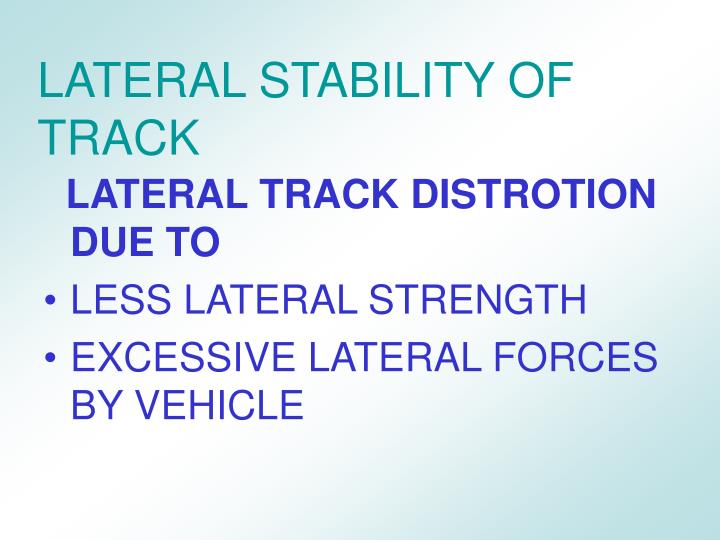 PPT - RAIL WHEEL INTERACTION - Nilmani, Prof. Track PowerPoint ...