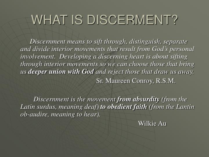 PPT - Discernment of Spirits PowerPoint Presentation - ID:547695