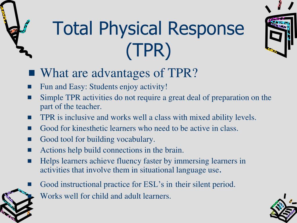 PPT Total Physical Response TPR PowerPoint Presentation Free