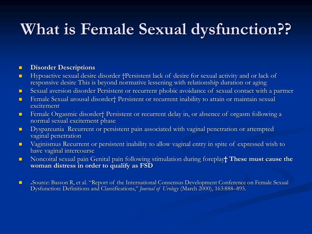 Ppt Female Sexual Dysfunction Powerpoint Presentation Free Download