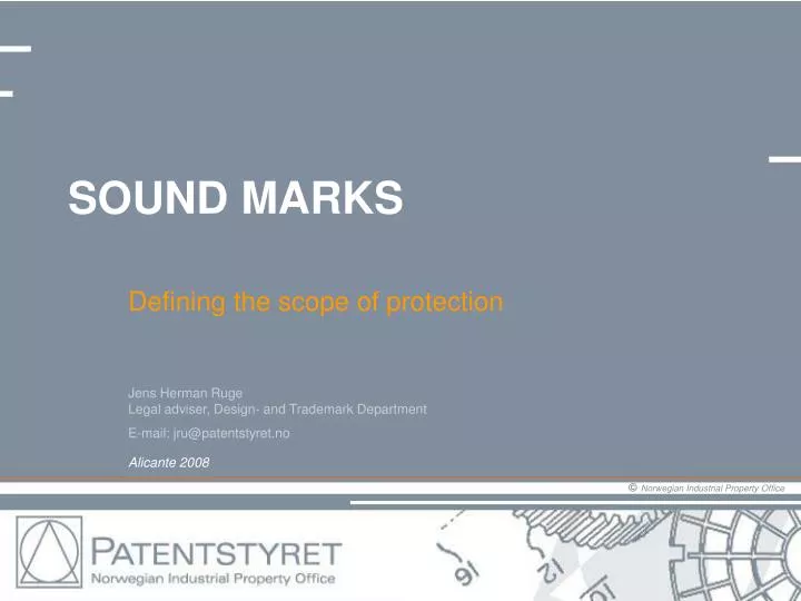 PPT - SOUND MARKS PowerPoint Presentation, free download - ID:549432