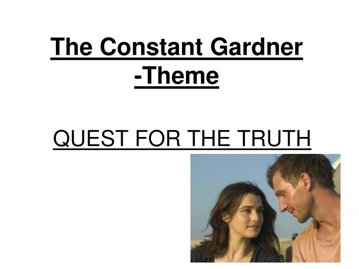 PPT - QUEST FOR THE TRUTH PowerPoint Presentation, free download - ID ...