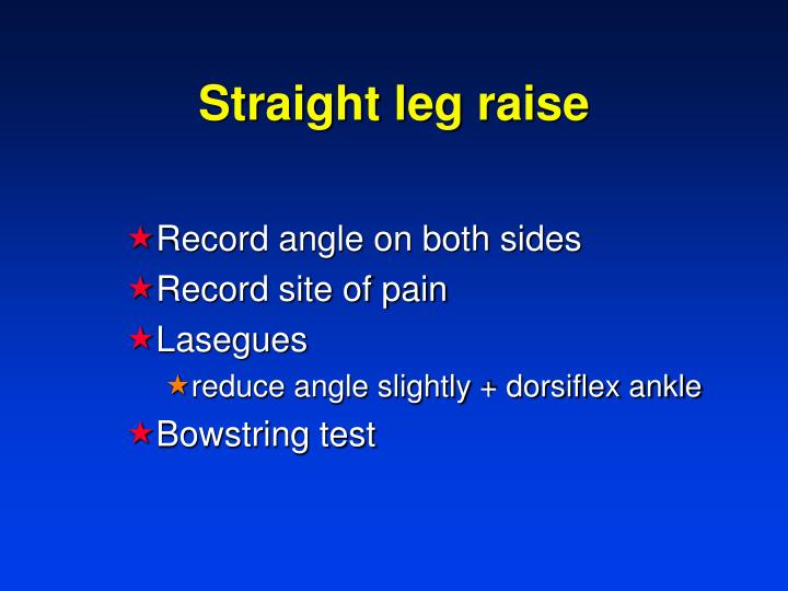 PPT - Spine Examination PowerPoint Presentation - ID:553475