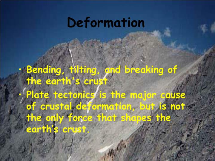 PPT - Deformation of the Crust PowerPoint Presentation - ID:553524