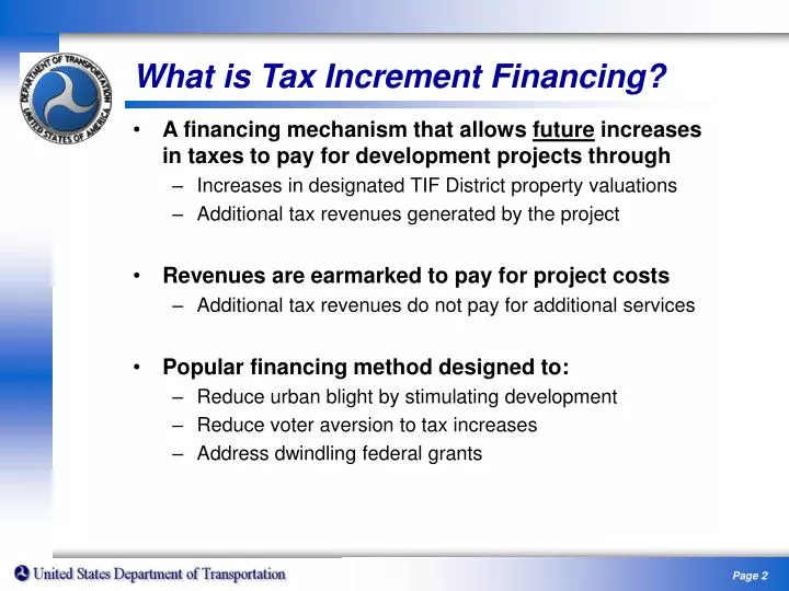 PPT - What is Tax Increment Financing? PowerPoint Presentation, free ...