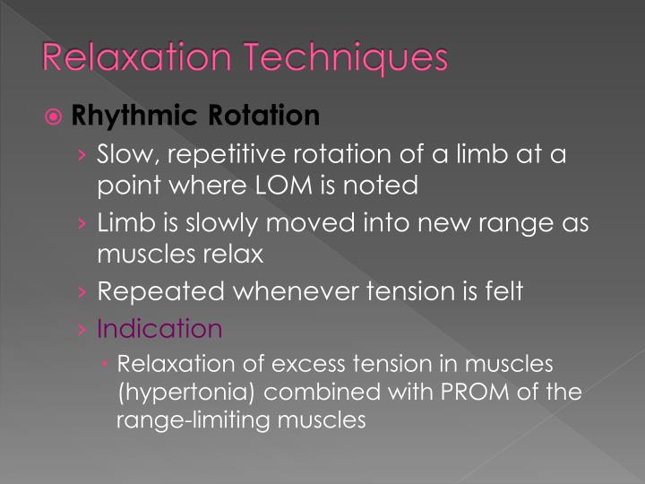 PPT - Approaches to therapeutic exercise: * Rood Approach ...