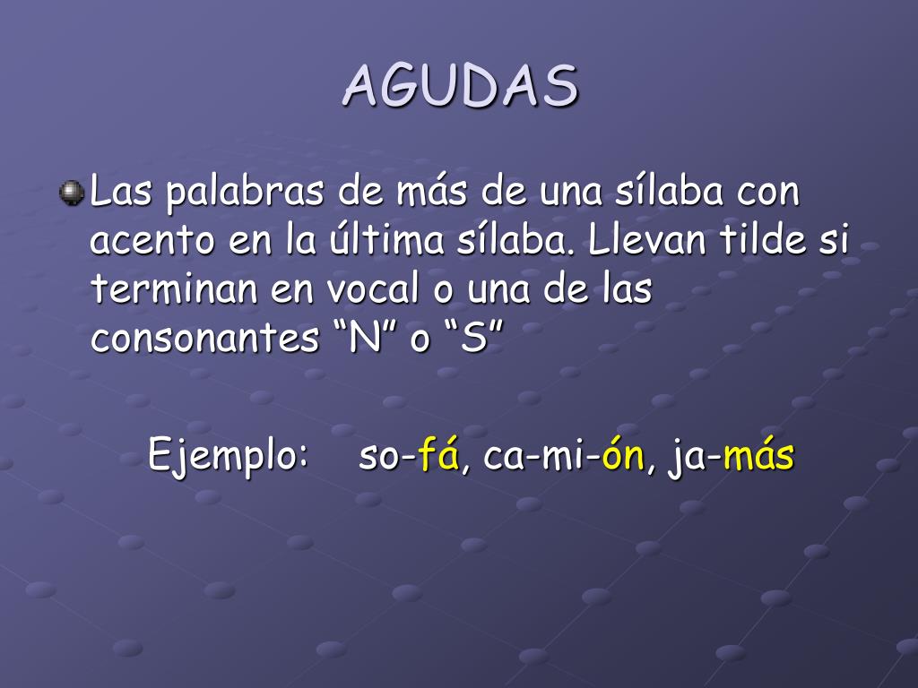 PPT - LA ACENTUACION PowerPoint Presentation, free download - ID:555365