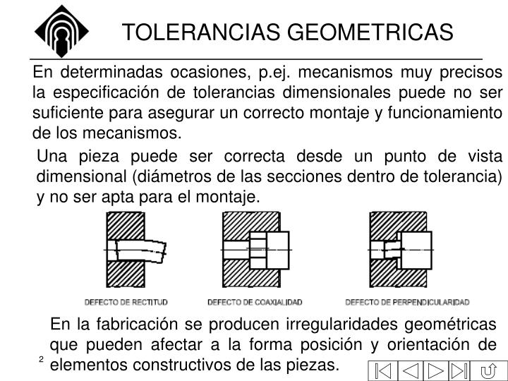 PPT - TOLERANCIAS GEOMÉTRICAS PowerPoint Presentation - ID:557351