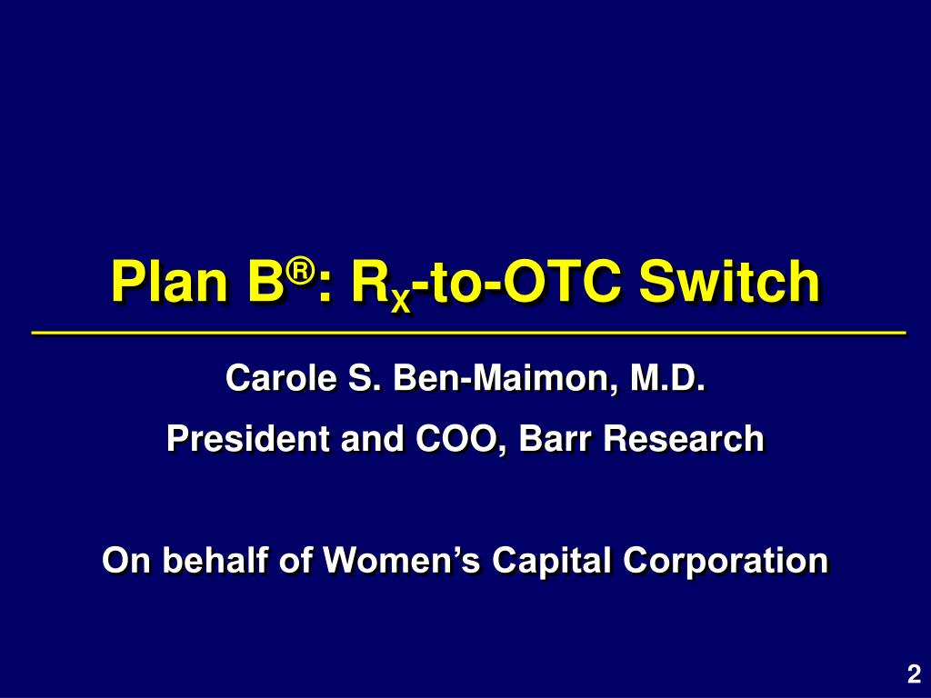 PPT - Nonprescription Drugs And Reproductive Health Drugs Joint ...