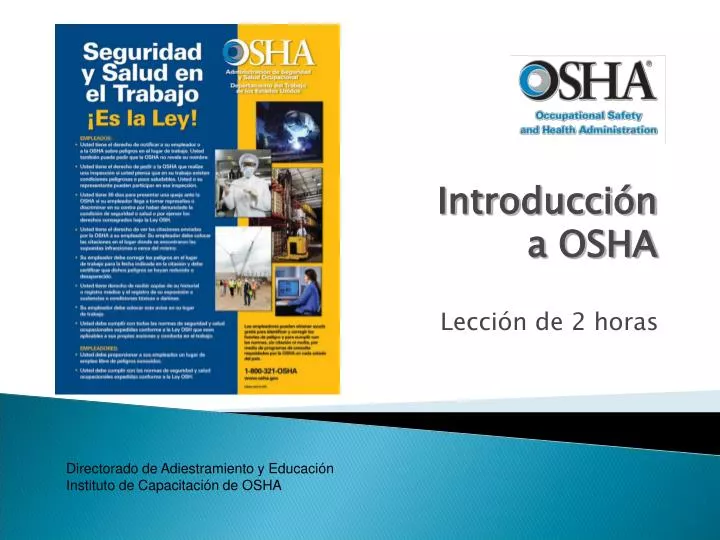 PPT - Introducción a OSHA PowerPoint Presentation, free download - ID ...