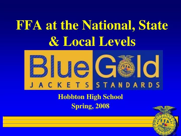 PPT - FFA at the National, State & Local Levels PowerPoint Presentation ...
