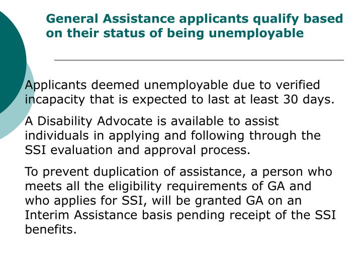 PPT - Kern County General Assistance Program Disability Advocate PowerPoint Presentation - ID:559930