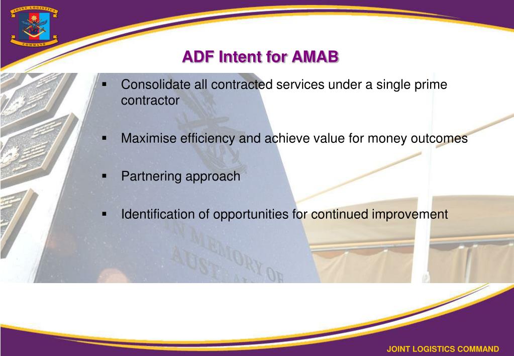 PPT - MIDDLE EAST LOGISTICS AND BASE SUPPORT (MELABS) REQUEST FOR ...