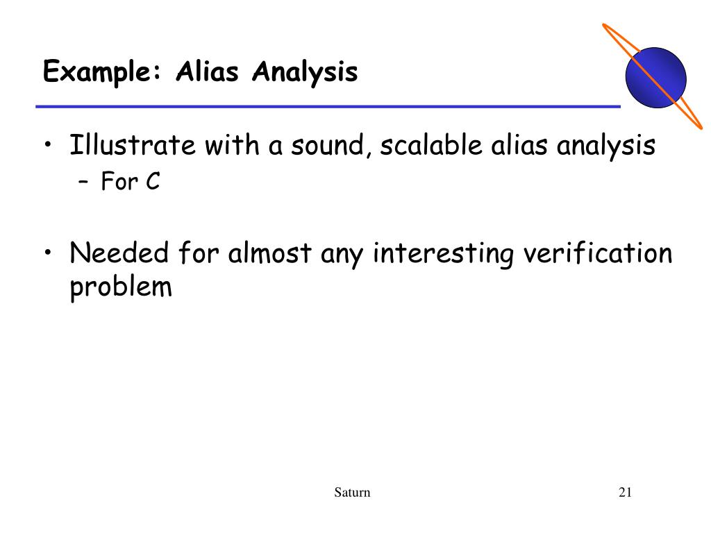Ppt Scalable Program Analysis Using Boolean Satisfiability The Saturn Project Powerpoint