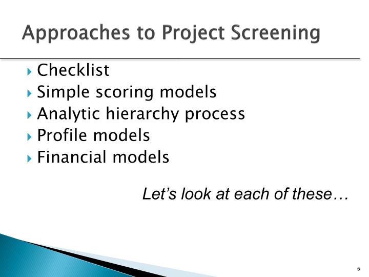 PPT - Project Selection and Portfolio Management PowerPoint ...