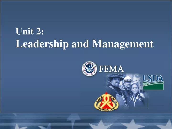 Ppt Unit 2 Leadership And Management Powerpoint Presentation Free