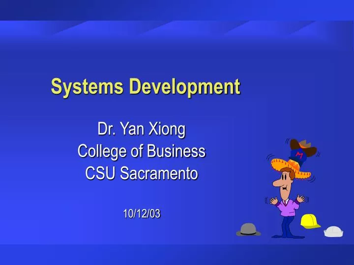 PPT - Systems Development PowerPoint Presentation, free download - ID ...