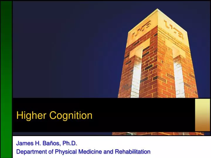 PPT - Higher Cognition PowerPoint Presentation, free download - ID:562570