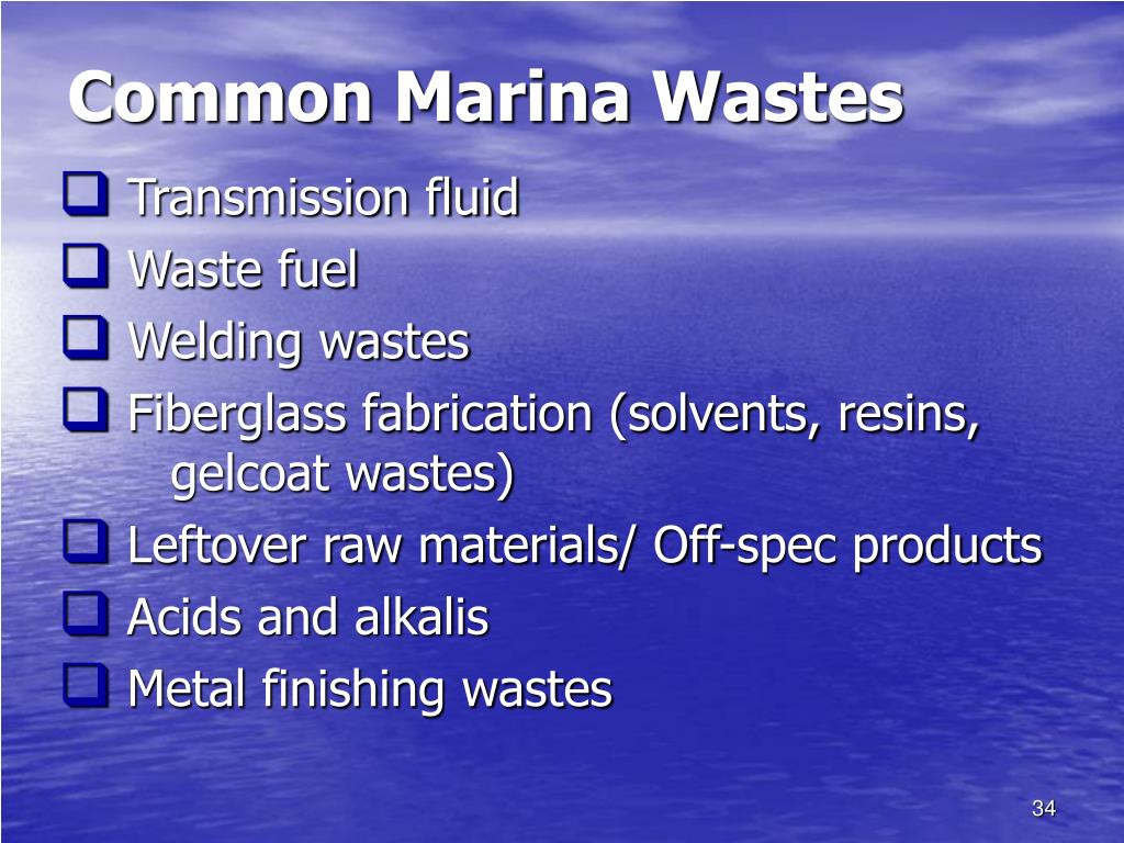 PPT - Hazardous Waste Management New England Marina Meeting March 30 ...