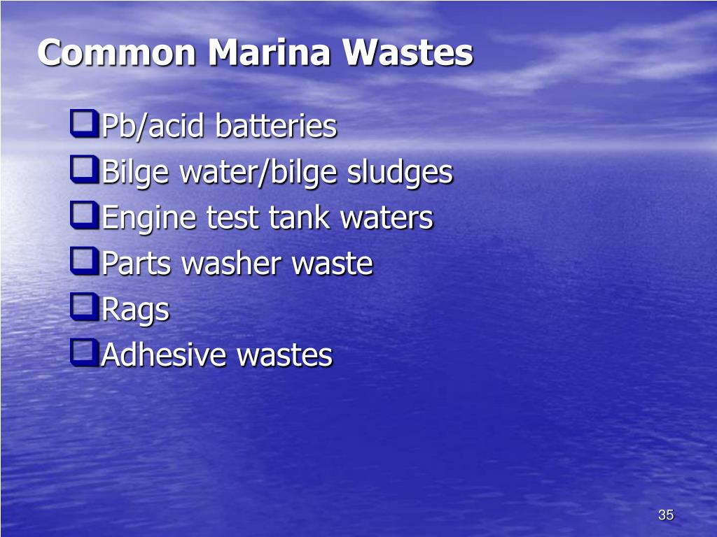 PPT - Hazardous Waste Management New England Marina Meeting March 30 ...