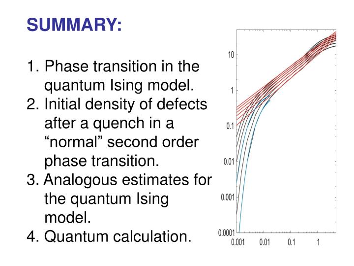 PPT - Quench in the Quantum Ising Model PowerPoint Presentation - ID:564508