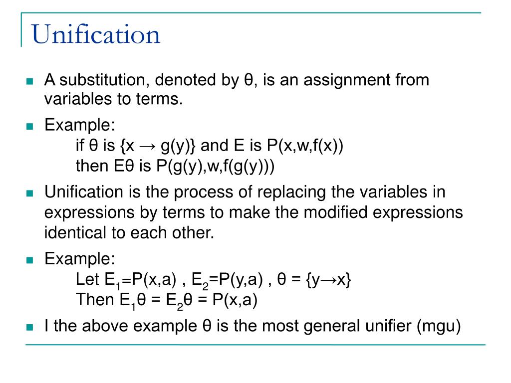 Ppt Resolution Proof System For First Order Logic Powerpoint