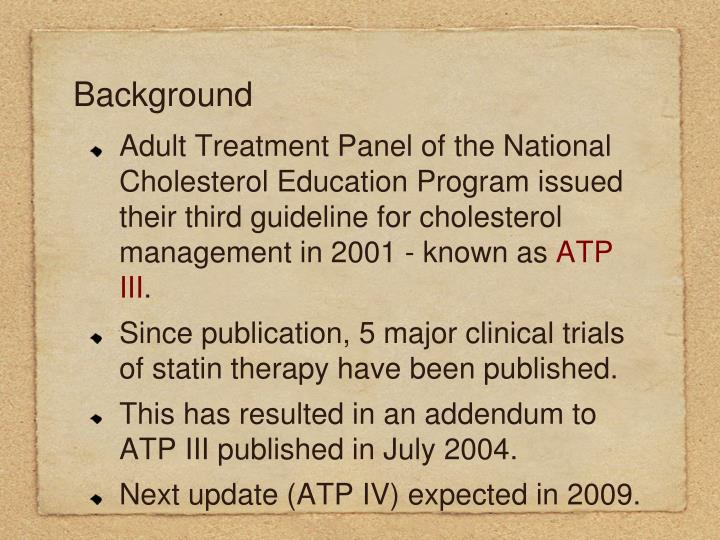 PPT - NCEP ATP III Cholesterol Guidelines and Updates PowerPoint ...