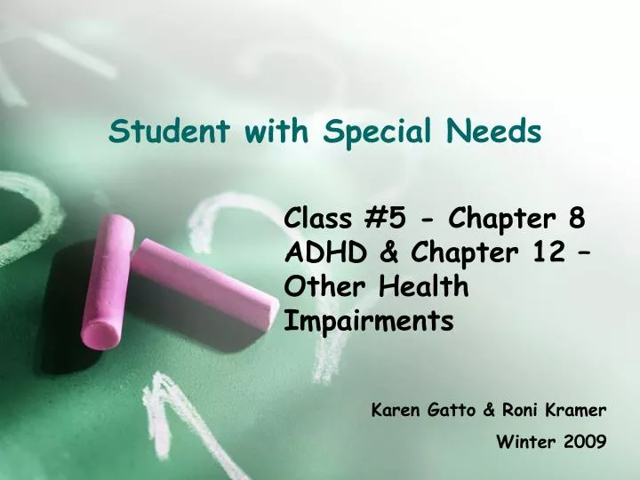 PPT - Student with Special Needs PowerPoint Presentation, free download ...