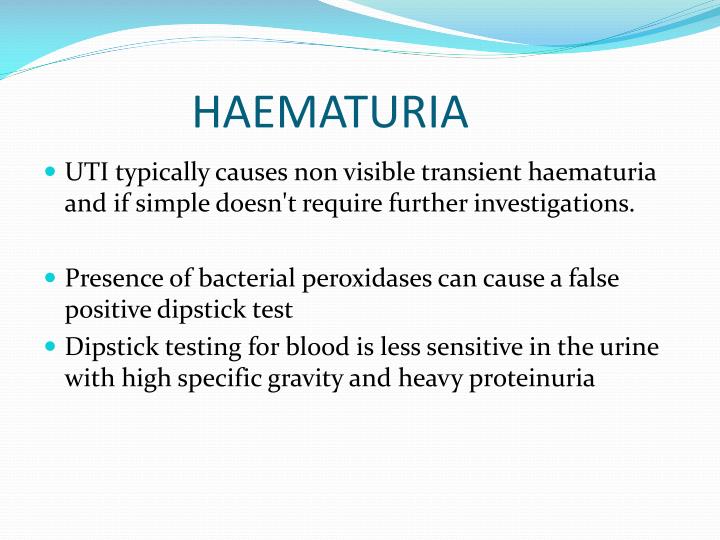PPT - HAEMATURIA PowerPoint Presentation - ID:564909