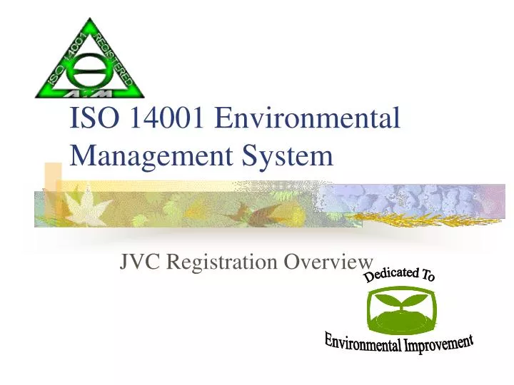 PPT - ISO 14001 Environmental Management System PowerPoint Presentation ...