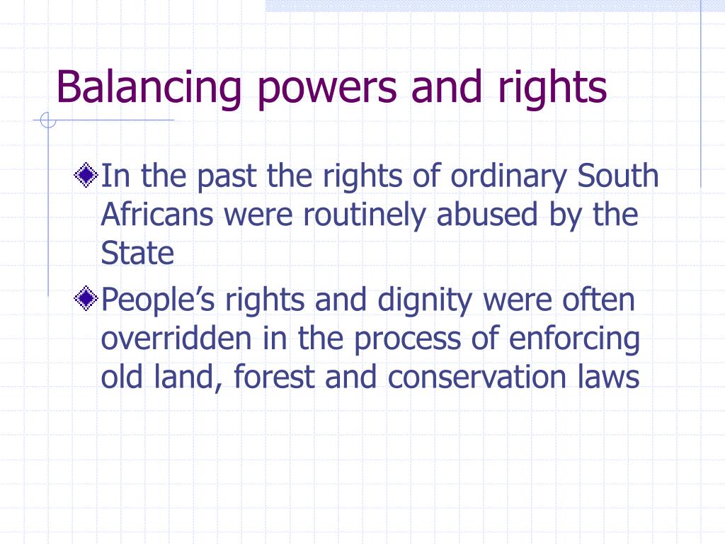 PPT - Powers of enforcement, human rights and the Constitution ...