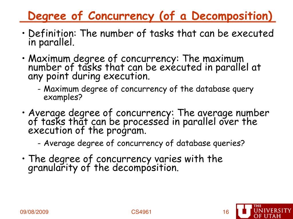 Ppt Cs4961 Parallel Programming Lecture 5 Data And Task Parallelism Cont Mary Hall