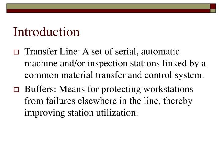 PPT - Introduction to Transfer Lines Active Learning – Module 1 ...