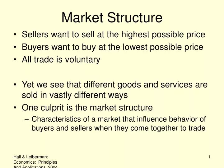 PPT - Market Structure PowerPoint Presentation, free download - ID:567774