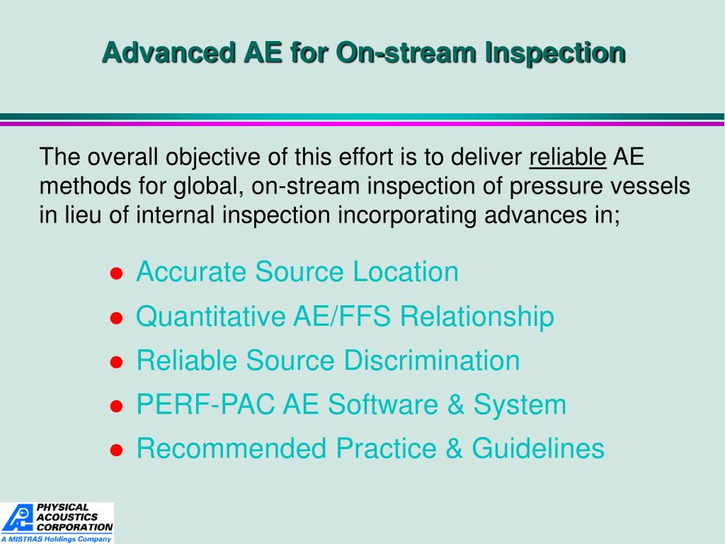 PPT - Advanced Acoustic Emission for On-stream Inspection of Petroleum ...