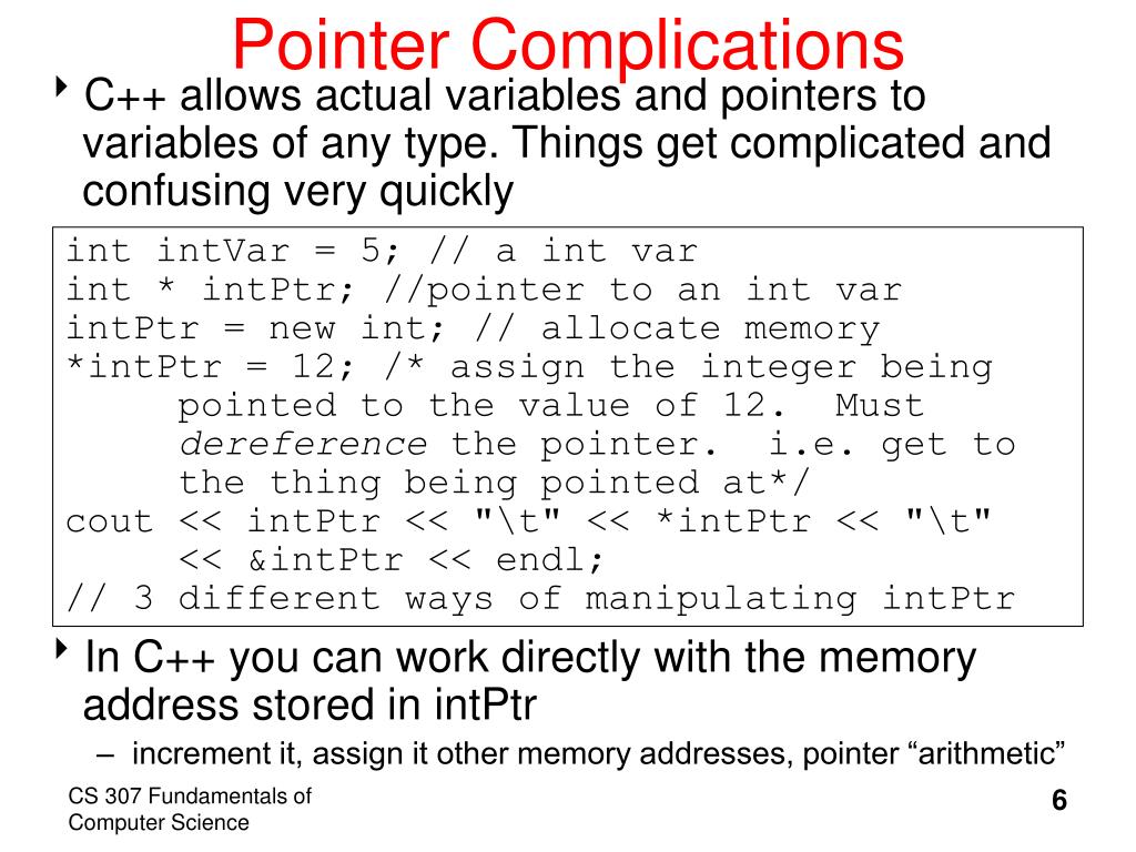 Ppt Java Basics Pointers And Object Variables Topic 3 Powerpoint Presentation Id568333