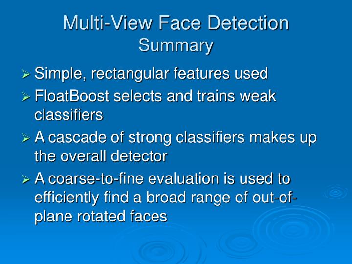 PPT - Statistical Learning of Multi-View Face Detection PowerPoint ...