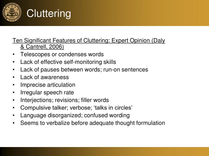 PPT - Stuttering PowerPoint Presentation - ID:568458