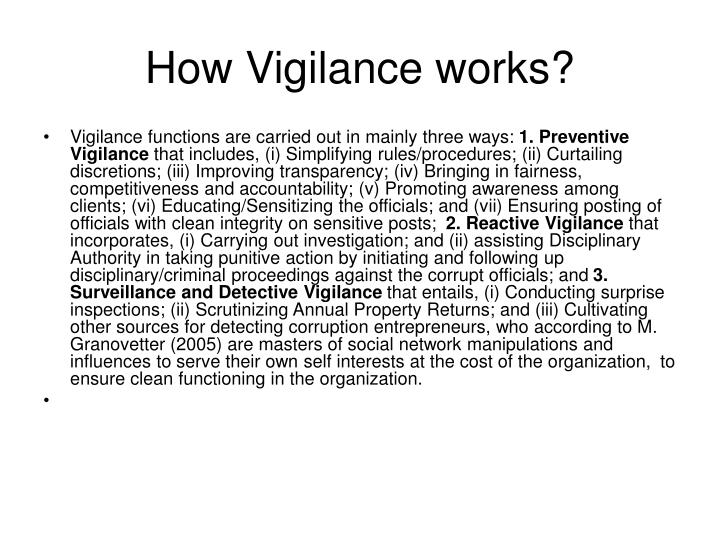PPT - PRESENTATION ON PREVENTIVE VIGILANCE BY Sudhir Dhar Sr. Vigilance ...