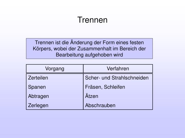 PPT - Vorlesung Fertigungstechnik 1. Einführung DIN8580 PowerPoint ...
