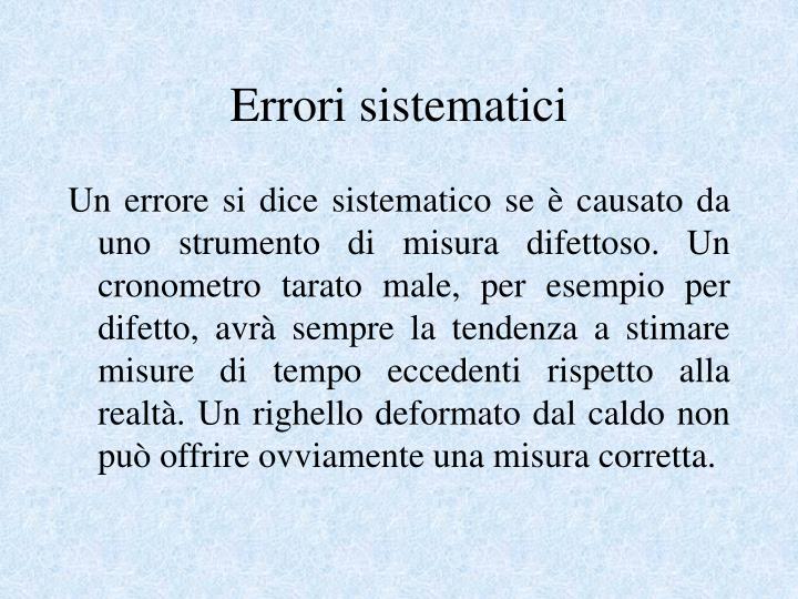 PPT - Misure ed Errori PowerPoint Presentation - ID:570192